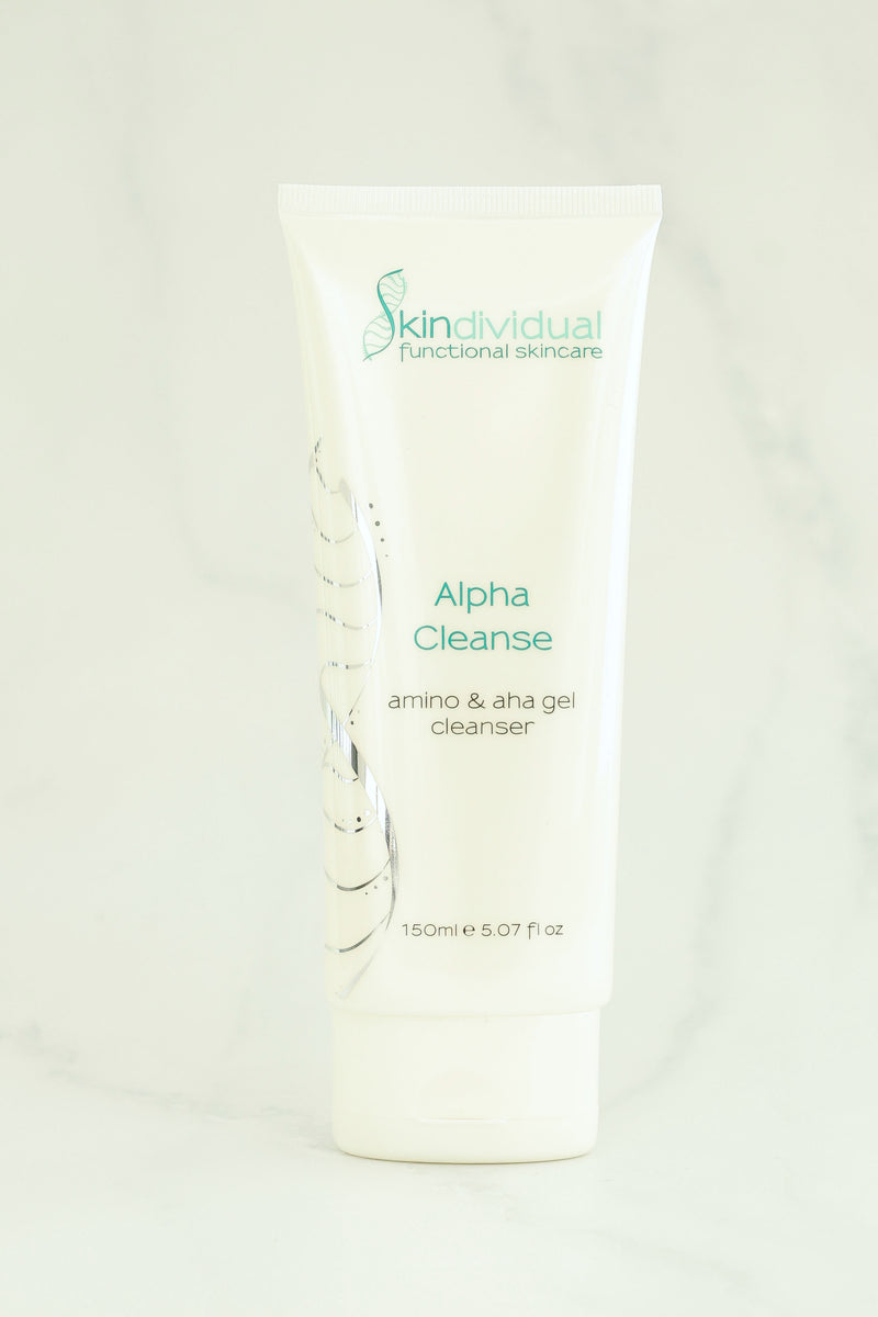 Alpha Cleanse | Amino & AHA Gel Cleanser – Skindividual Functional Skincare